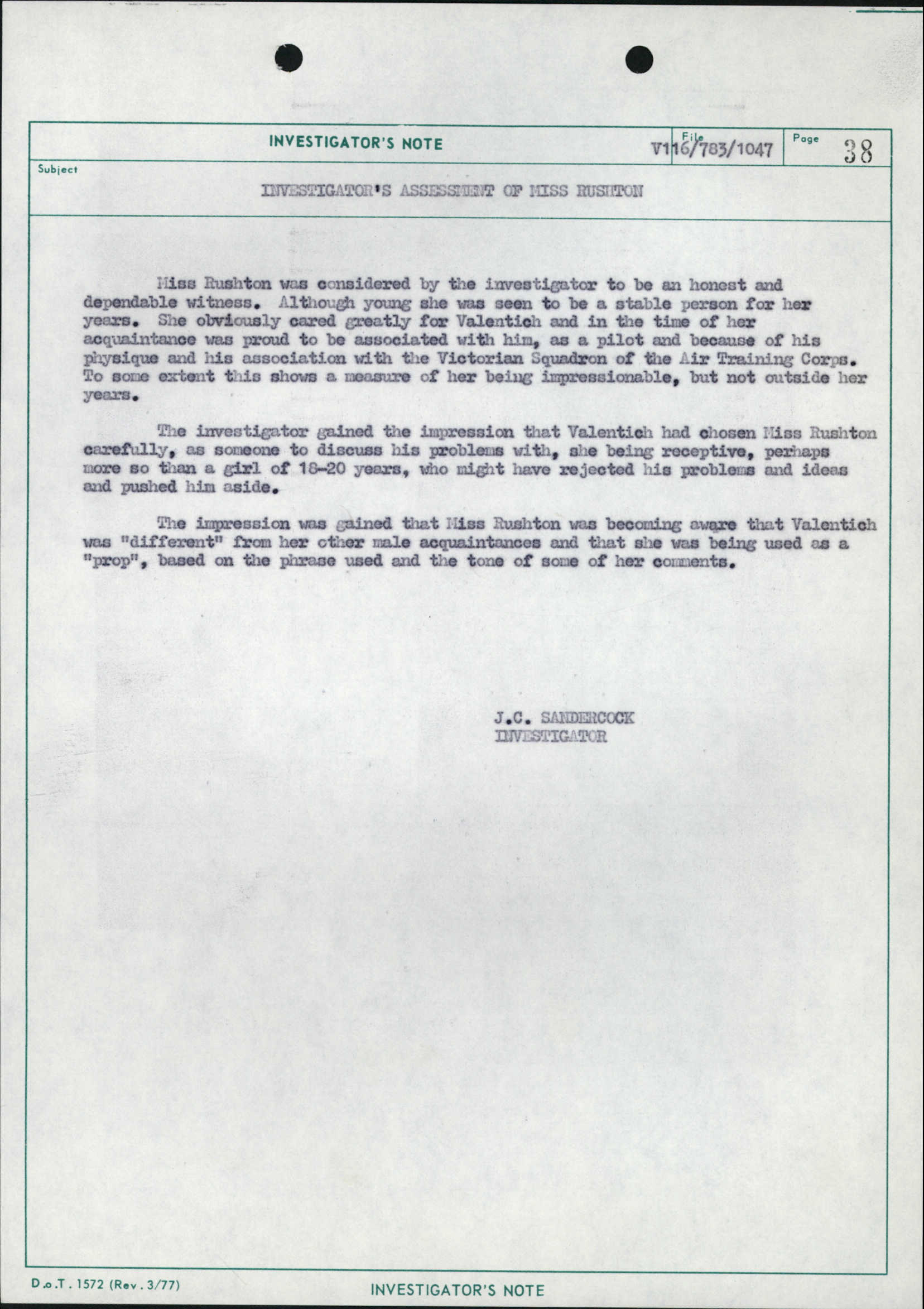 The Unresolved Disappearance of Frederick Valentich – Melbourne Marvels