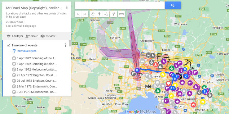 Mr Cruel Map – Melbourne Marvels